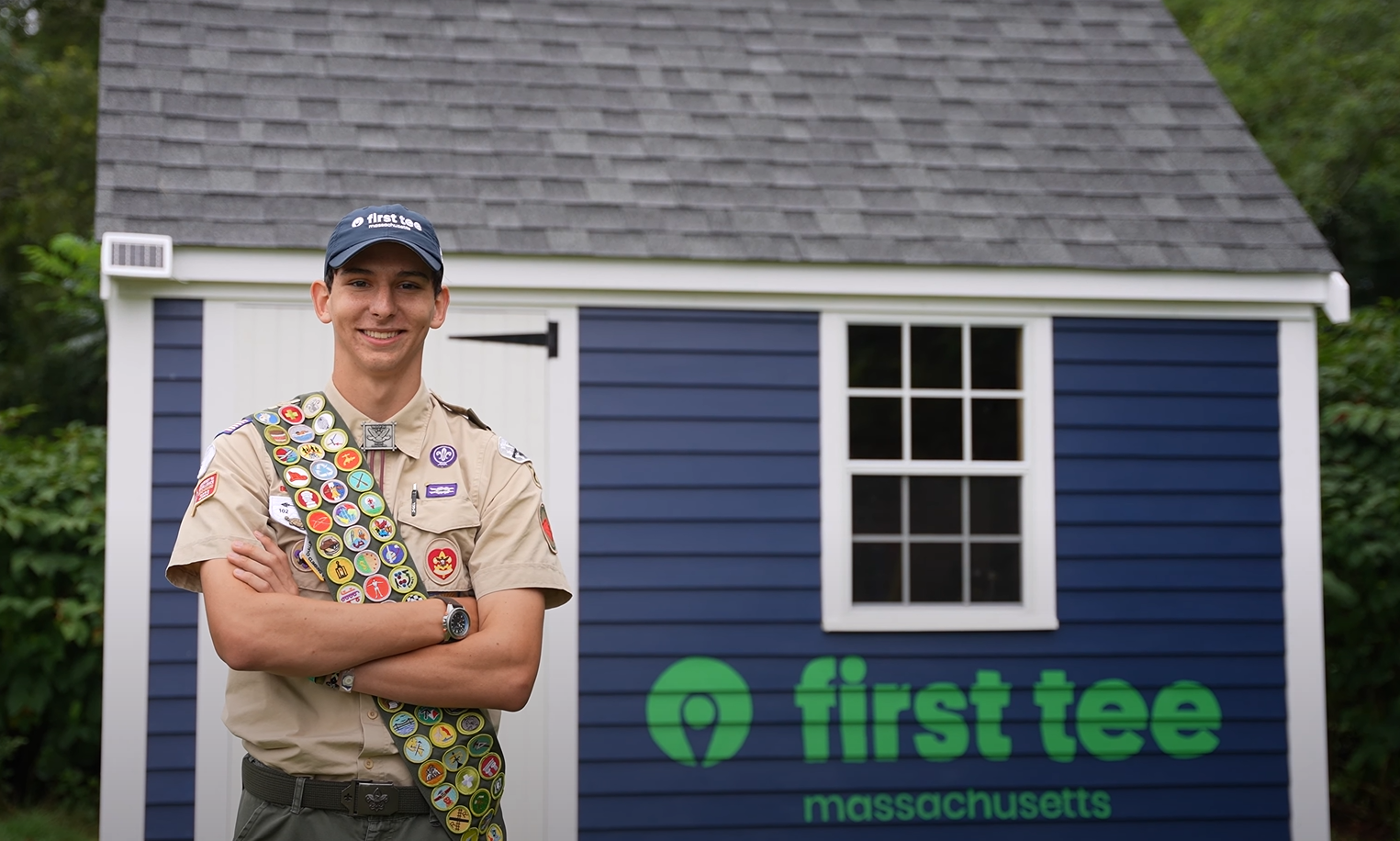 FIRST TEE Massachusetts: building foundations and building a shed ...